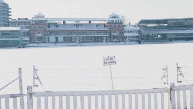 England cricket grounds covered with snow | Cricket Country