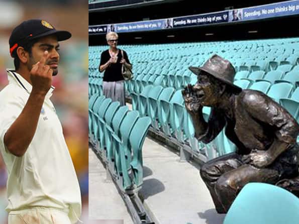 Virat Kohli's gold sculpture to be erected at SCG ground facing heckler ...