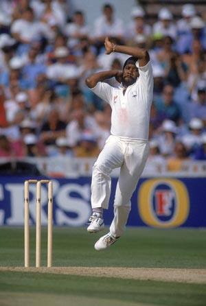 Malcolm Marshall scores 92 and skittles out the Indian top-order at ...