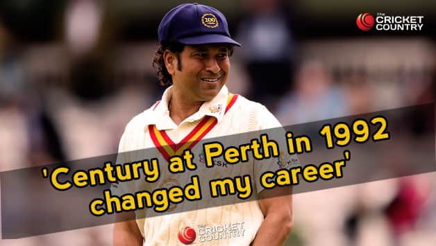 Sachin Tendulkar: Century at Perth in 1992 against Australia changed my ...