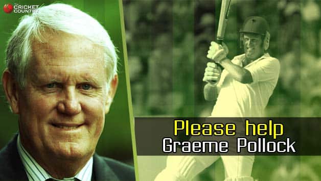 Please help Graeme Pollock, cricket boards and franchises of the world ...