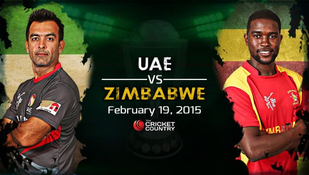United Arab Emirates vs Zimbabwe, 8th Match, Pool B:at Saxton Oval ...