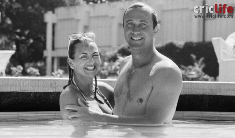 Phil Edmonds and Frances Edmonds: In happier times - Cricket Country