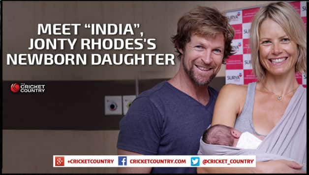 Meet India, Jonty Rhodes's newborn daughter - Cricket Country
