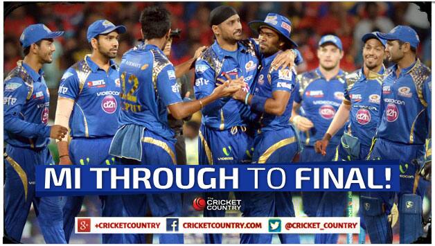 Mumbai Indians qualify for IPL 2015 final with 25-run victory over ...