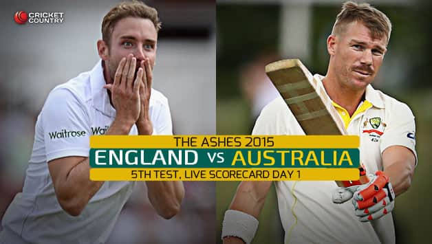 Live Cricket Scorecard: England vs Australia, 5th Test, The Oval, Day 1 ...