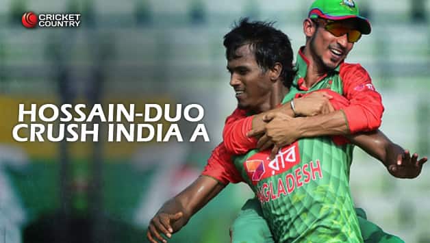 India A rocked by Nasir Hossain's double; Bangladesh A level series ...