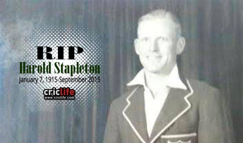 The oldest Australian cricketer Harold Stapleton dies at the age of 100 ...