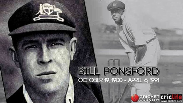 Bill Ponsford: 20 facts about the pre-Bradman run-machine - Cricket Country
