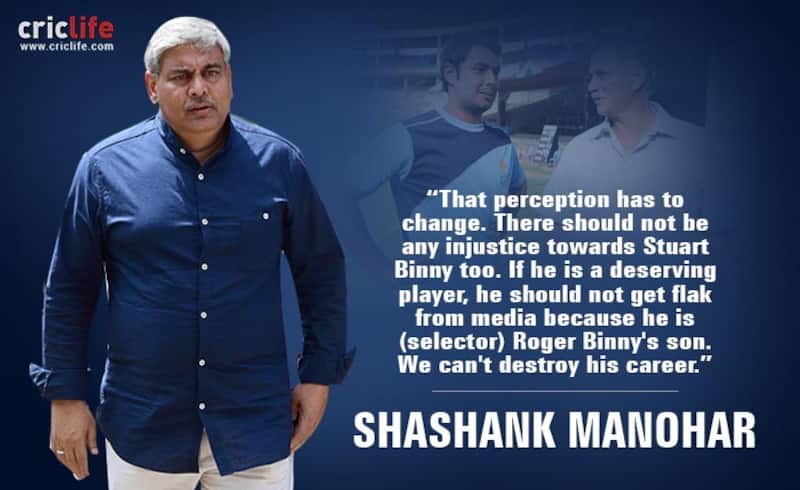 BCCI boss Shashank Manohar explains Roger Binny’s removal from ...