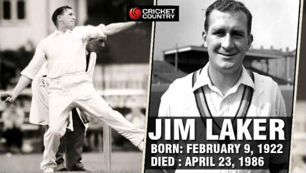 Jim Laker: 23 facts about the Surrey and England legend - Cricket ...