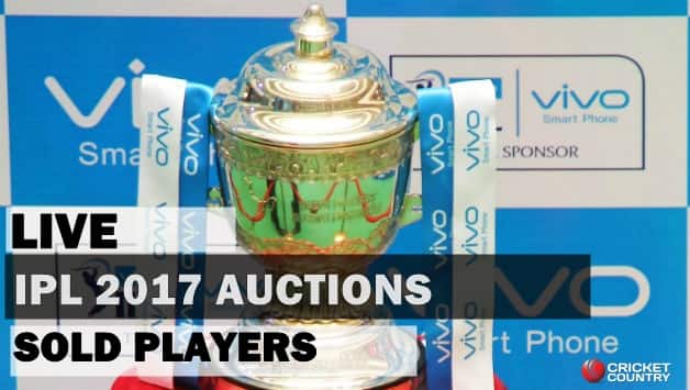 IPL 2017 Auction: Complete list of sold players with price, Indian ...