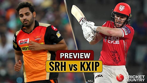Sunrisers Hyderabad (SRH) vs Kings XI Punjab (KXIP) Match 19, Preview ...