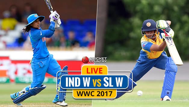 Live cricket score, India vs Sri Lanka, ICC Women's World Cup 2017 ...