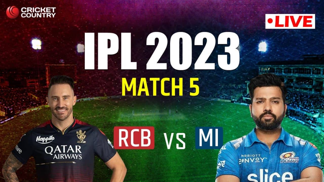 Live Score-Royal Challengers Bangalore vs Mumbai Indians Live Cricket ...