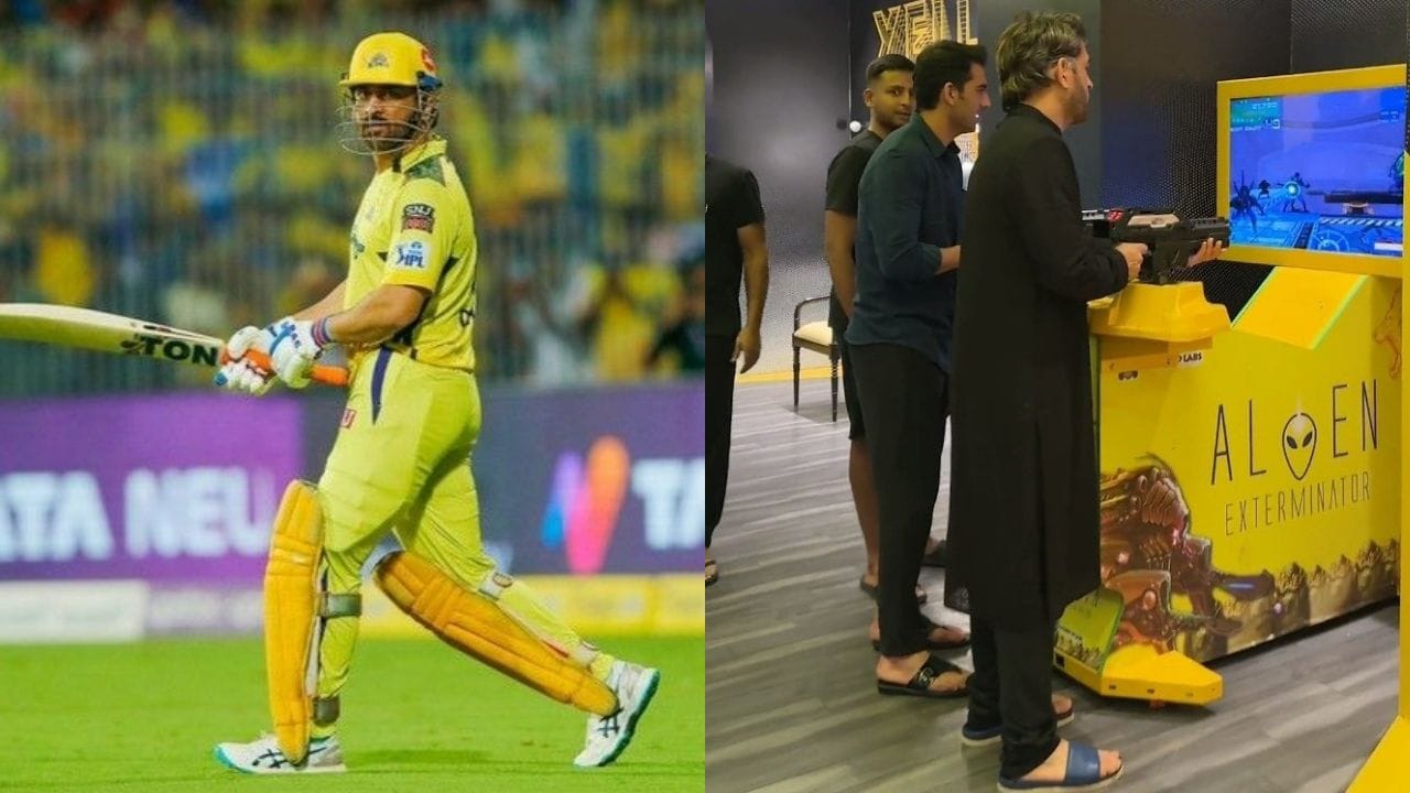 MS Dhoni's New Black Traditional Look Leaves Fans Awestruck | Watch ...