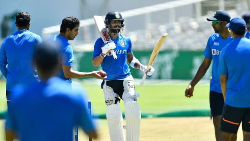 Virat Kohli's six in training session breaks wall near dressing room ...