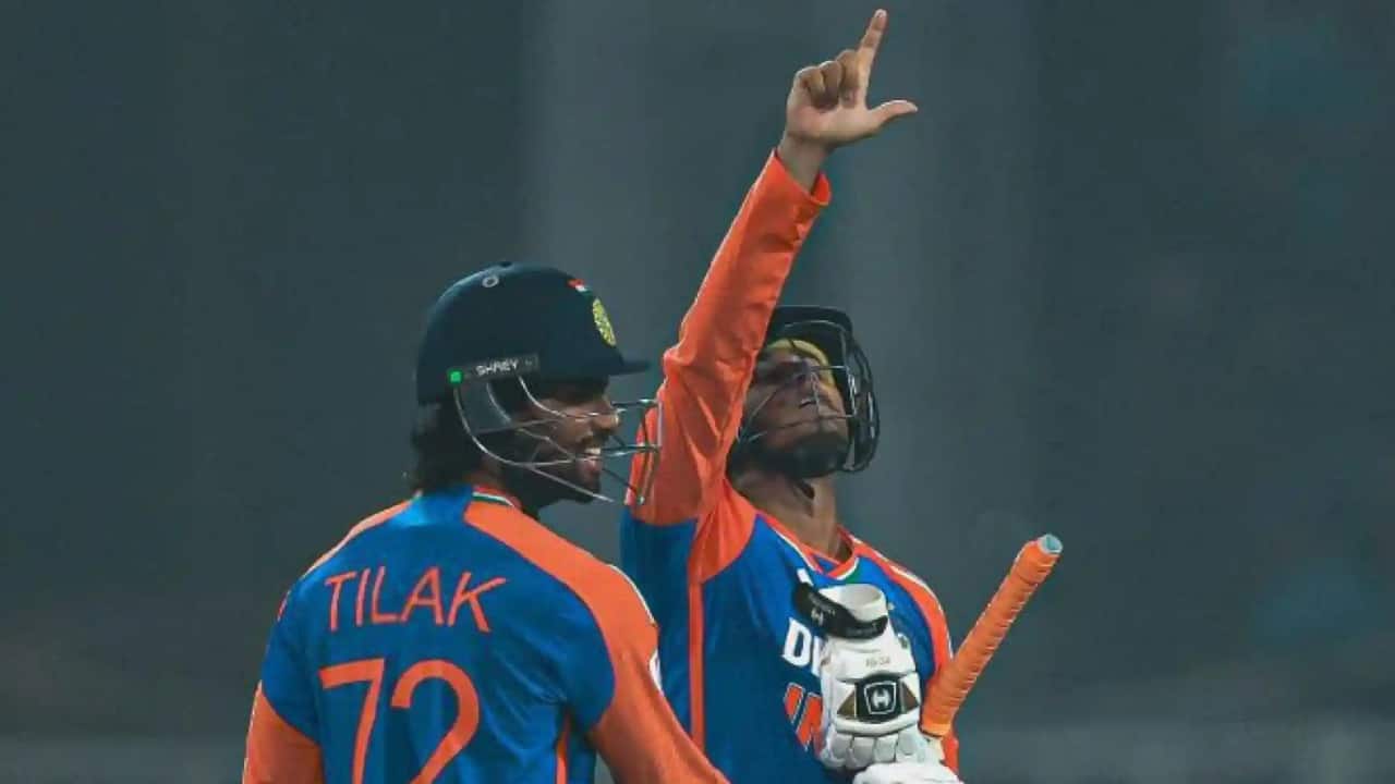 Revealed: Abhishek Sharma opens up on his 'L' celebration after scoring century in 5th T20I ...