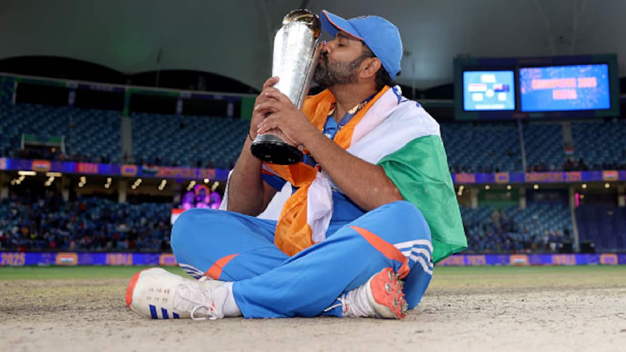 After Champions Trophy victory, Rohit Sharma seen celebrating holidays ...
