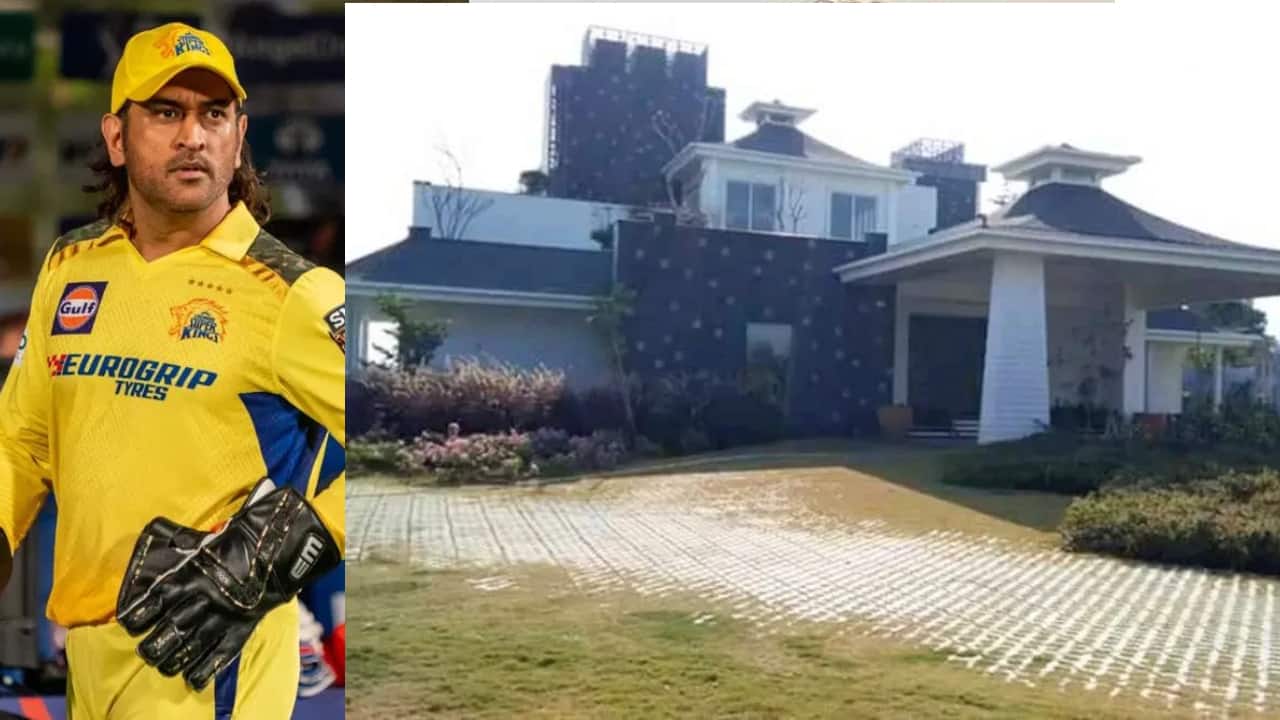 Inside photos of MS Dhoni's luxurious farmhouse, CSK star designed it ...