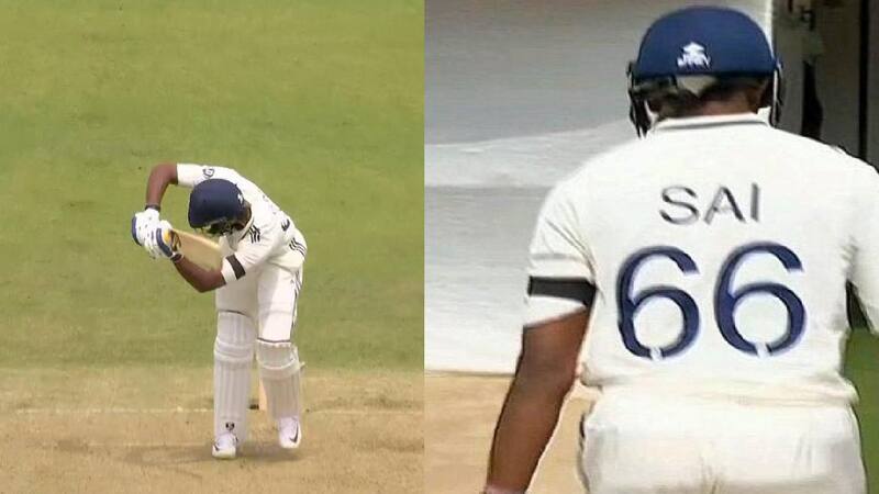 WATCH: Sai Sudharsan falls for a duck on forgettable Test debut at ...