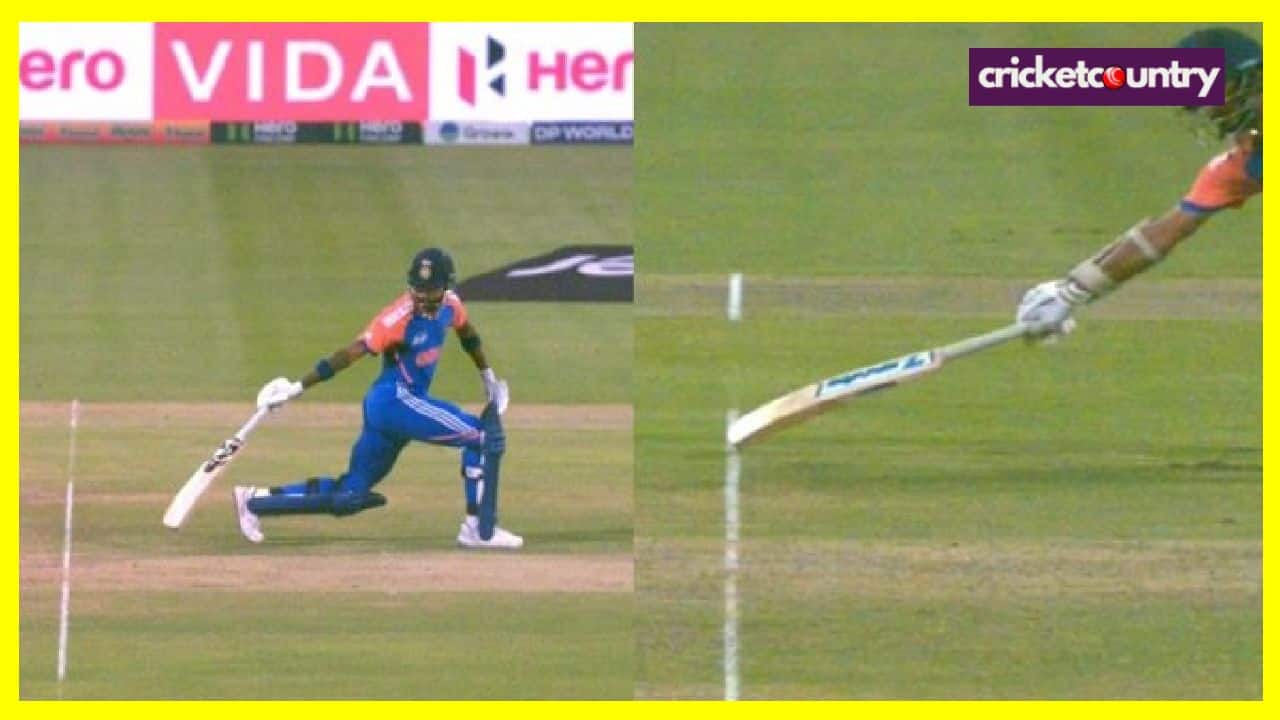 IND vs OMAN Asia Cup: Hardik Pandya run-out in an unlucky manner at non-striker's end