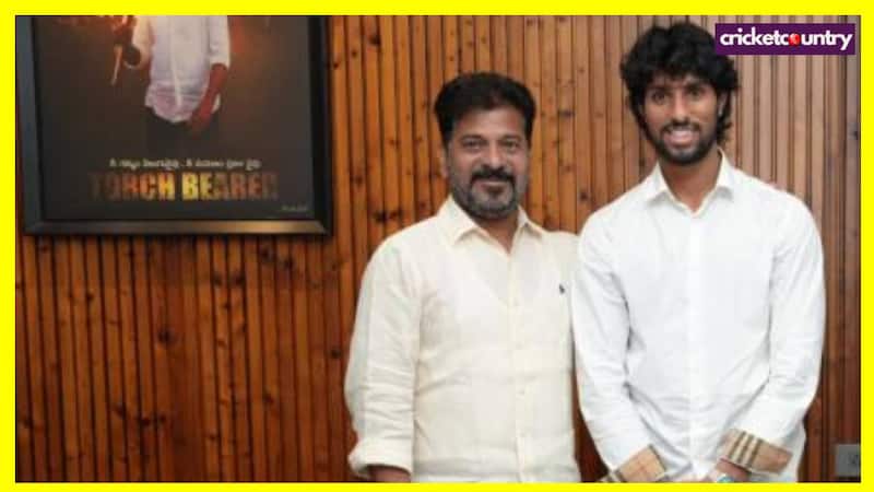 Tilak Varma Meets Telangana CM Revanth Reddy After Asia Cup 2025 Heroics
