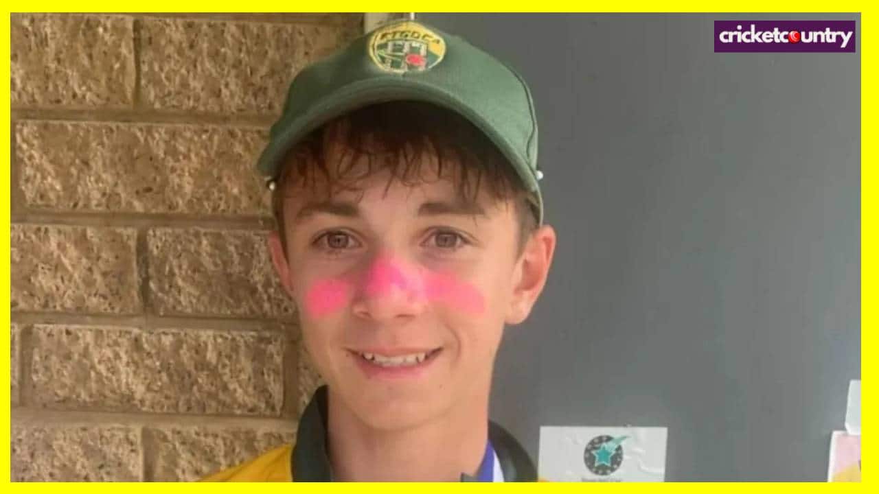 India and Australia players wear black armbands to honour 17-year-old ...