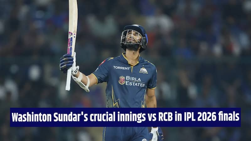 WATCH: Washington Sundar's 50-run knock guides GT to a competitive ...