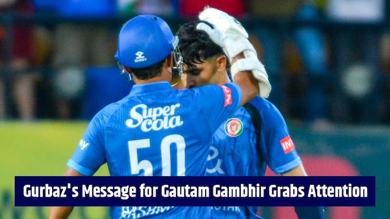 Rahmanullah Gurbaz: Gautam Gambhir's advice helped me score hundred ...