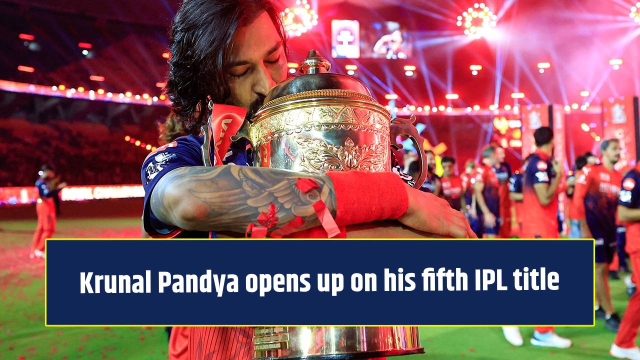 RCB star Krunal Pandya reflects on his fifth IPL title, says ...