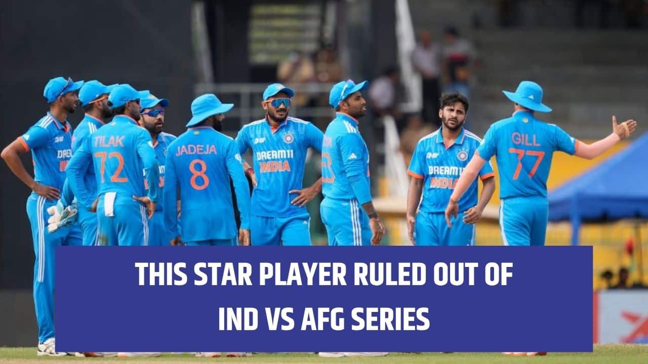 Indian Team in Big Trouble! Star Player Ruled Out of Series After ...