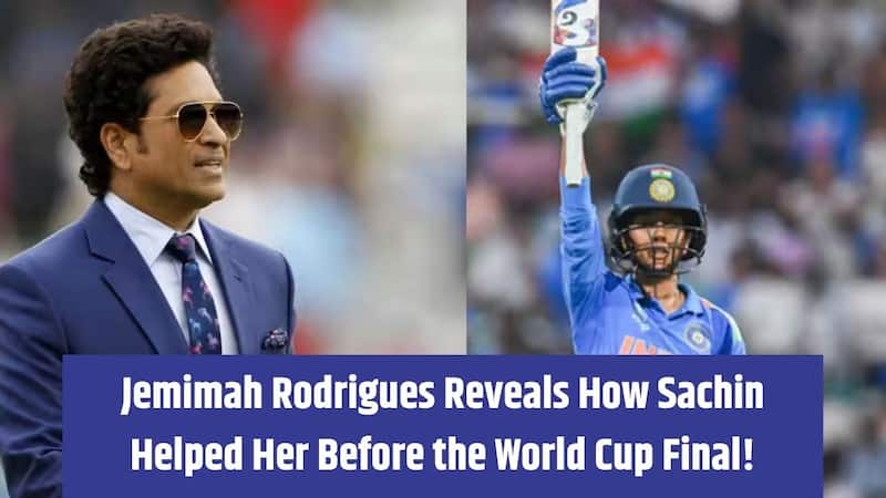 "Sachin Sir Called My Coach…": Jemimah Reveals What Tendulkar Told Her ...