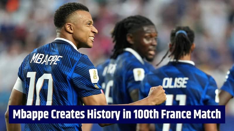 100 Caps, 2 Goals, History Made: Kylian Mbappe closes in on Lionel ...