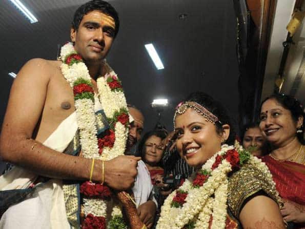 Special moment for Preethi to watch hubby Ashwin in action - Cricket ...