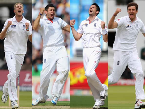 England may play four-pronged pace attack of Broad, Bresnan, Anderson ...