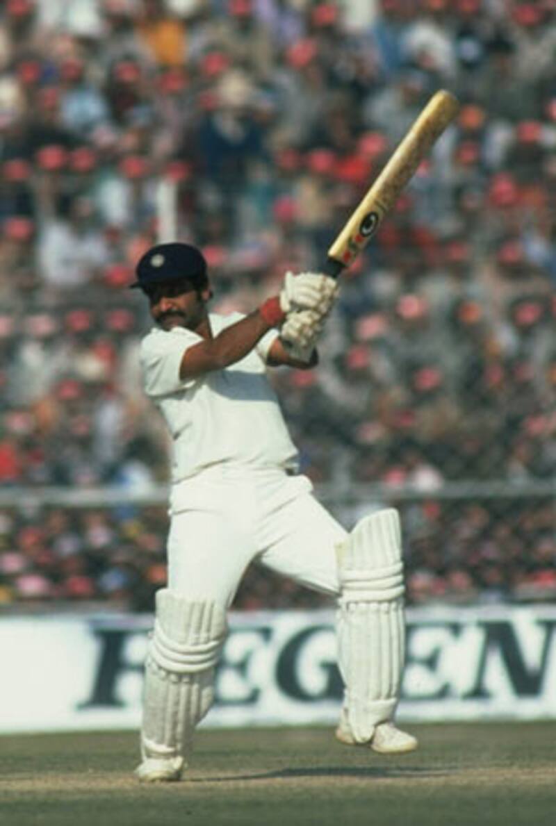 Gundappa Viswanath scores emphatic hundred on Test debut against ...
