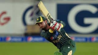 Saad Nasim brings up maiden ODI fifty during 2nd ODI between Bangladesh ...