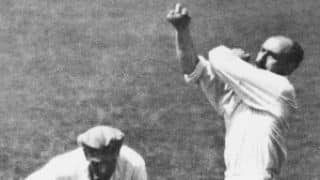 When Percy Fender took 6 for 1 from 11 balls