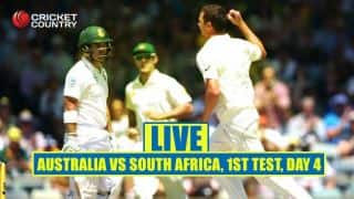 LIVE Cricket Score, Australia vs South Africa, 1st Test, Day 4 at Perth ...