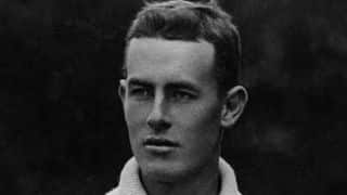 Victor Trumper, with sublime grace, strikes his highest Test score